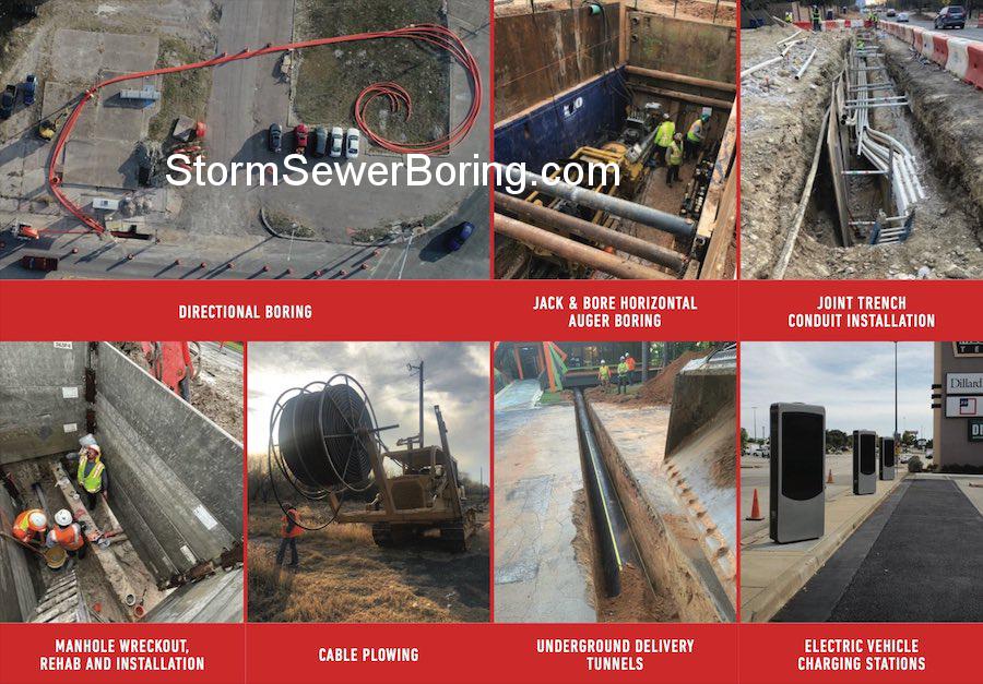 Rock Boring - Storm Sewer Boring